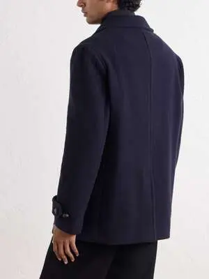 SLOWEAR Montedoro Wool-blend Coat - Navy