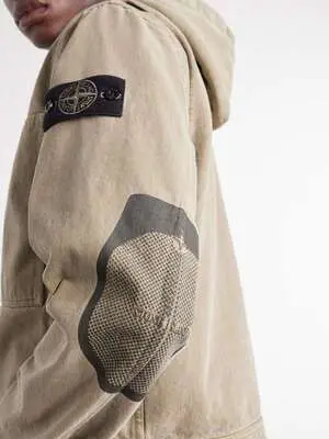 Stone Island Hooded Denim Jacket