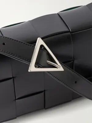 Bottega Veneta Cassette Medium Messenger Bag - Black