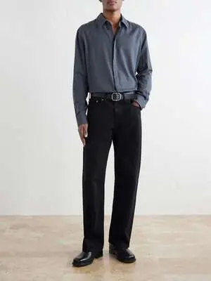 Gabriela Hearst Abbe Cotton And Cashmere-blend Shirt