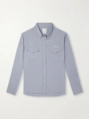 Visvim Meridian Logo-embroidered Canvas Shirt