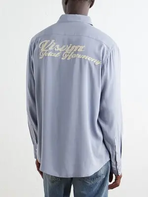 Visvim Meridian Logo-embroidered Canvas Shirt