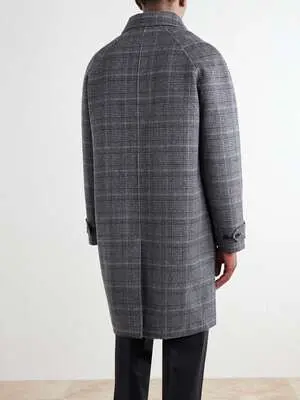 Hartford Graig Wool-blend Checked Coat