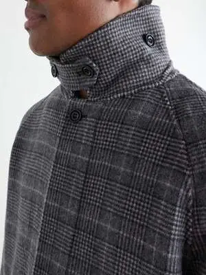 Hartford Graig Wool-blend Checked Coat