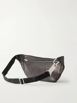 Rick Owens Leather Belt Bag With Silver-tone Studs
