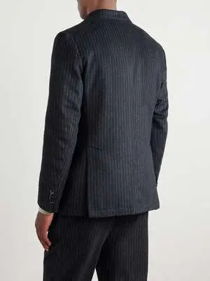 Barena Venezia Pinstriped Wool-blend Blazer
