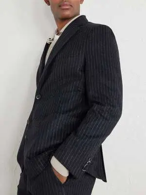 Barena Venezia Pinstriped Wool-blend Blazer