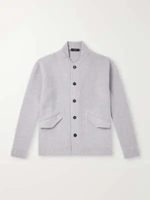 SLOWEAR Wool And Cashmere-blend Knitted Bomber Jacket