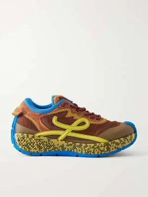 Loewe Pogo Rubber-trimmed Mesh Sneakers