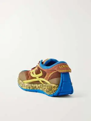 Loewe Pogo Rubber-trimmed Mesh Sneakers