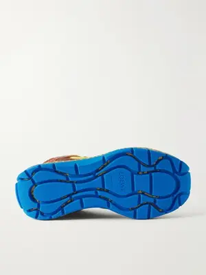 Loewe Pogo Rubber-trimmed Mesh Sneakers - Multi