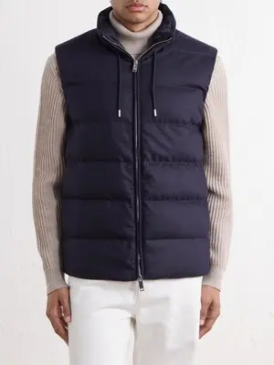SLOWEAR Padded Wool And Cashmere-blend Gilet