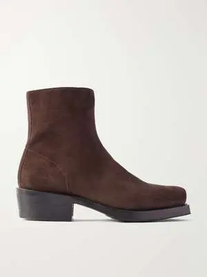 SECOND / LAYER Charro Suede Chelsea Boots - Brown