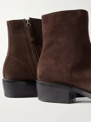 SECOND / LAYER Charro Suede Chelsea Boots - Brown