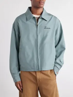 Visvim Somer Swing Printed Silk And Wool-blend Jacket