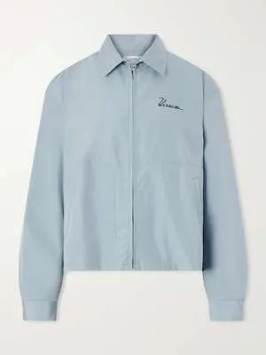 Visvim Somer Swing Printed Silk And Wool-blend Jacket