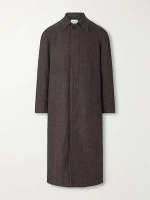 Oliver Peoples Lothian Houndstooth Tweed Coat