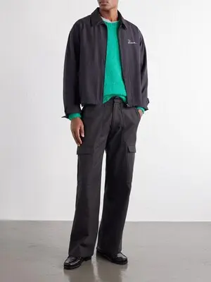 Visvim Somer Swing Printed Silk And Wool-blend Jacket