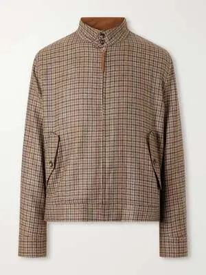 Gabriela Hearst Graham Wool And Silk-blend Blouson Jacket - Brown