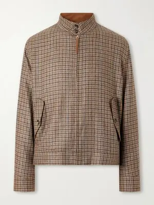 Gabriela Hearst Graham Wool And Silk-blend Blouson Jacket - Brown