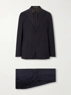 SLOWEAR Wool-twill Suit - Blue