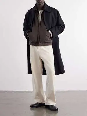 A.PRESSE Detroit Cotton And Silk-blend Jacket