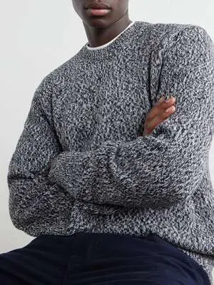 Brioni Wool-mouliné Sweater