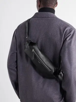 SERAPIAN Soft Sling Leather Messenger Bag