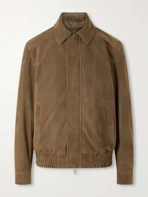 SLOWEAR Suede Jacket - Green