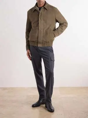 SLOWEAR Suede Jacket