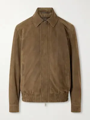 SLOWEAR Suede Jacket - Green
