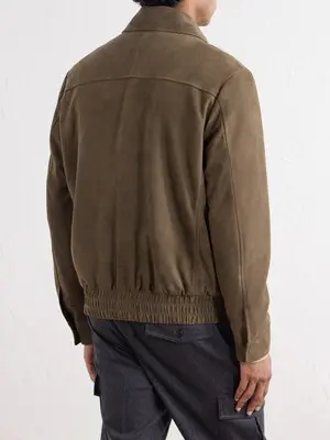 SLOWEAR Montedoro Suede Blouson Jacket