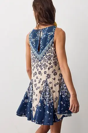 Free People Everlasting Printed Mini Dress
