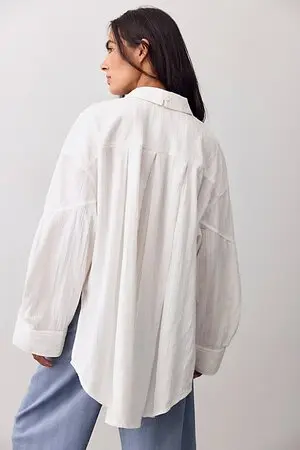 Free People We The Free Selene Dobby Button Down
