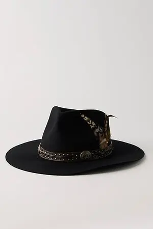 PETER GRIMM Pache Brim Hat - Black