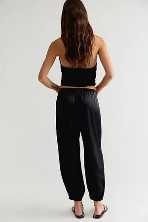 Donni. The Silk Balloon Pants - Jet