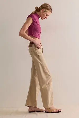 Free People Night Shift Crop Top - Dry Rose