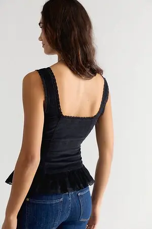 Free People Jennie Corduroy Top