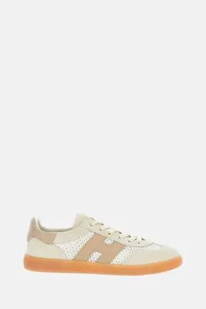 Hogan Sneakers Cool Allacciato Crochet - Beige