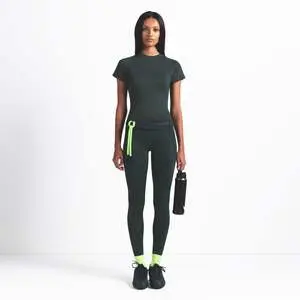 SKIMS Baby T Shirt | Green | Small | Nike Airy - Dark Teal