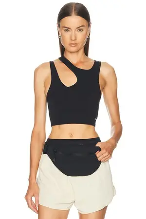 On Studio Asymmetric Crop Top