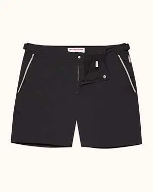 Orlebar Brown Mid-length Stretch-nylon Swim Shorts - Black