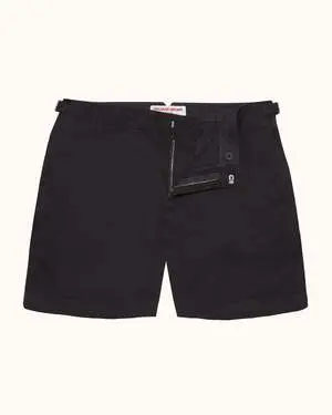 Orlebar Brown Mid-length Stretch-cotton Shorts In Volcano Ash - Volcano Ash Grey