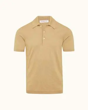 Orlebar Brown Taiored Fit Cotton Cashmere Poo Shirt