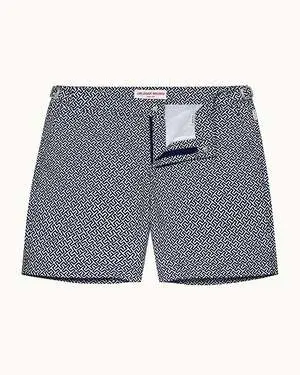 Orlebar Brown Skydiver/cloud Mid-length Swim Shorts - Blue