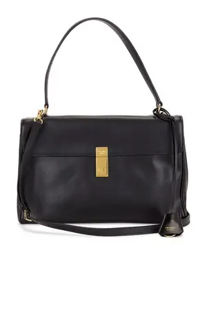 Prada Soft Sound Shoulder Bag - Black