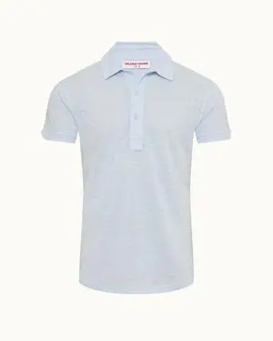 Orlebar Brown Tailored Fit Linen Polo Shirt