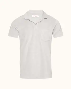 Orlebar Brown Organic Cotton Towelling Polo Shirt