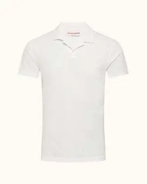 Orlebar Brown Resort Collar Cotton-modal Polo Shirt