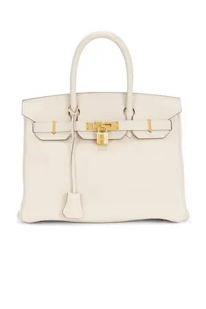 Hermès Togo Birkin 30 Handbag In White - Craie